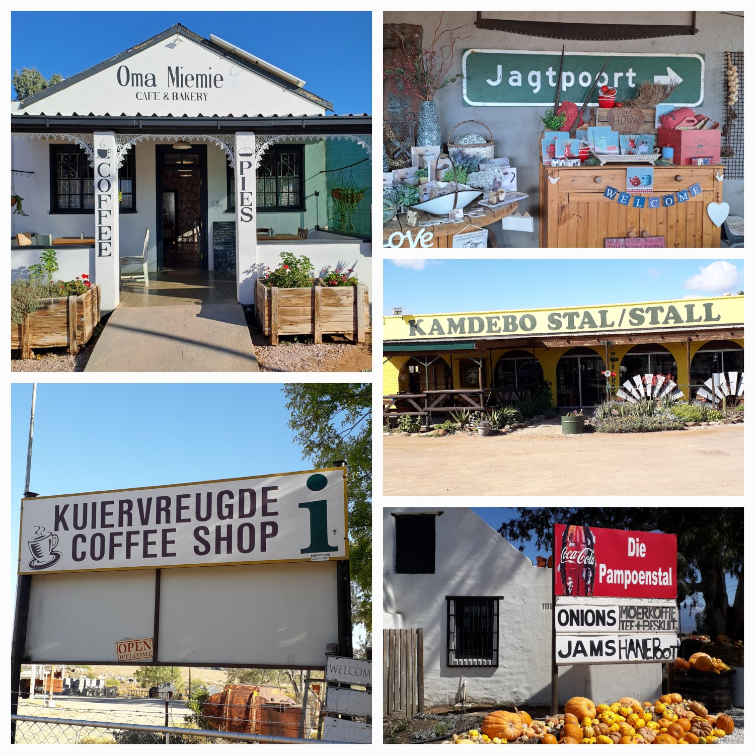 Padstalle en lekker stopplekke langs die langpad. | Reiskaskenades